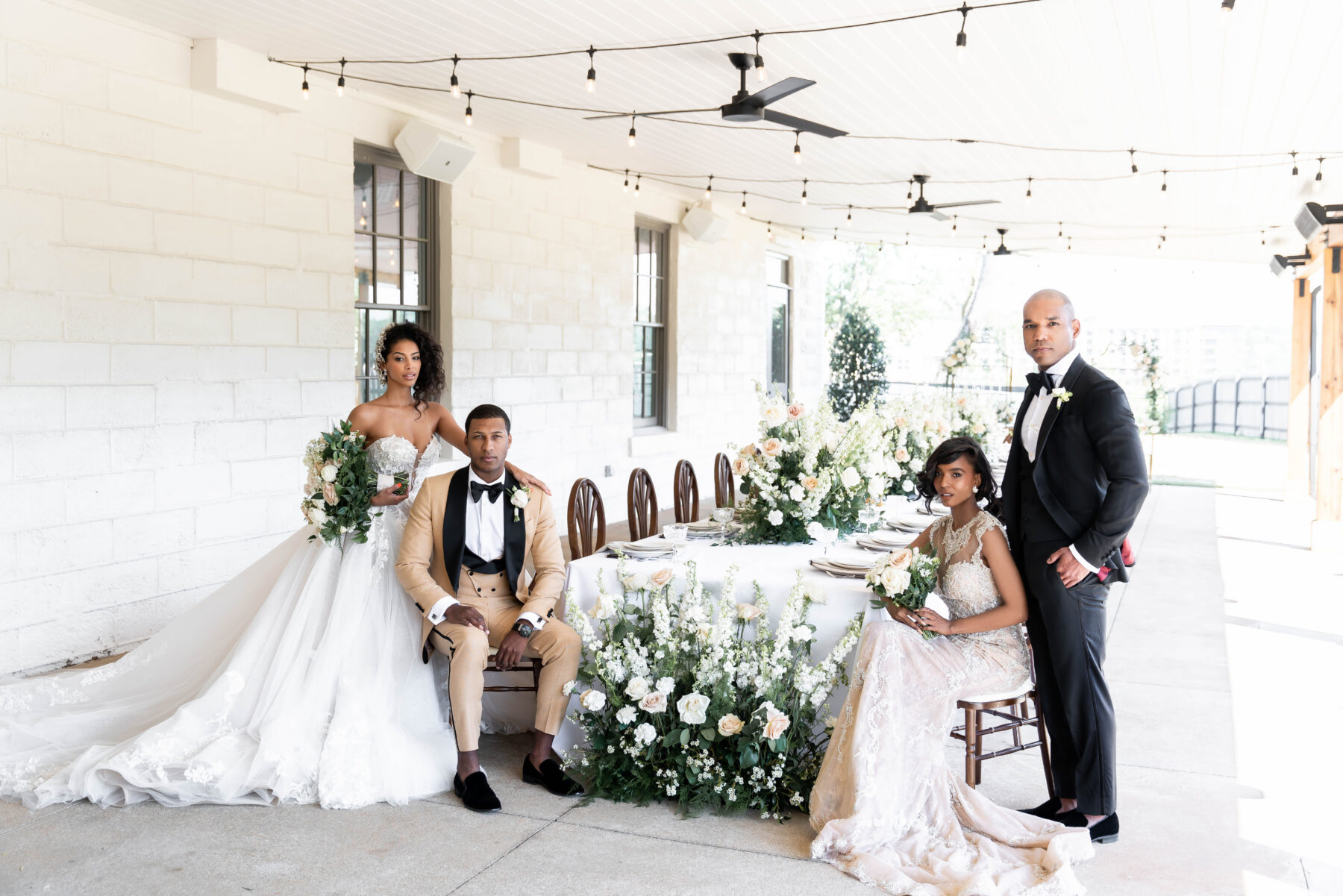 Vogue Italia: A Wedding Styled Shoot in Atlanta, GA - Black Bride