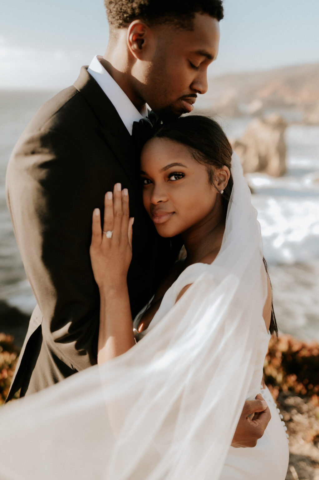 A Scenic Intimate Wedding in Big Sur, CA - Black Bride