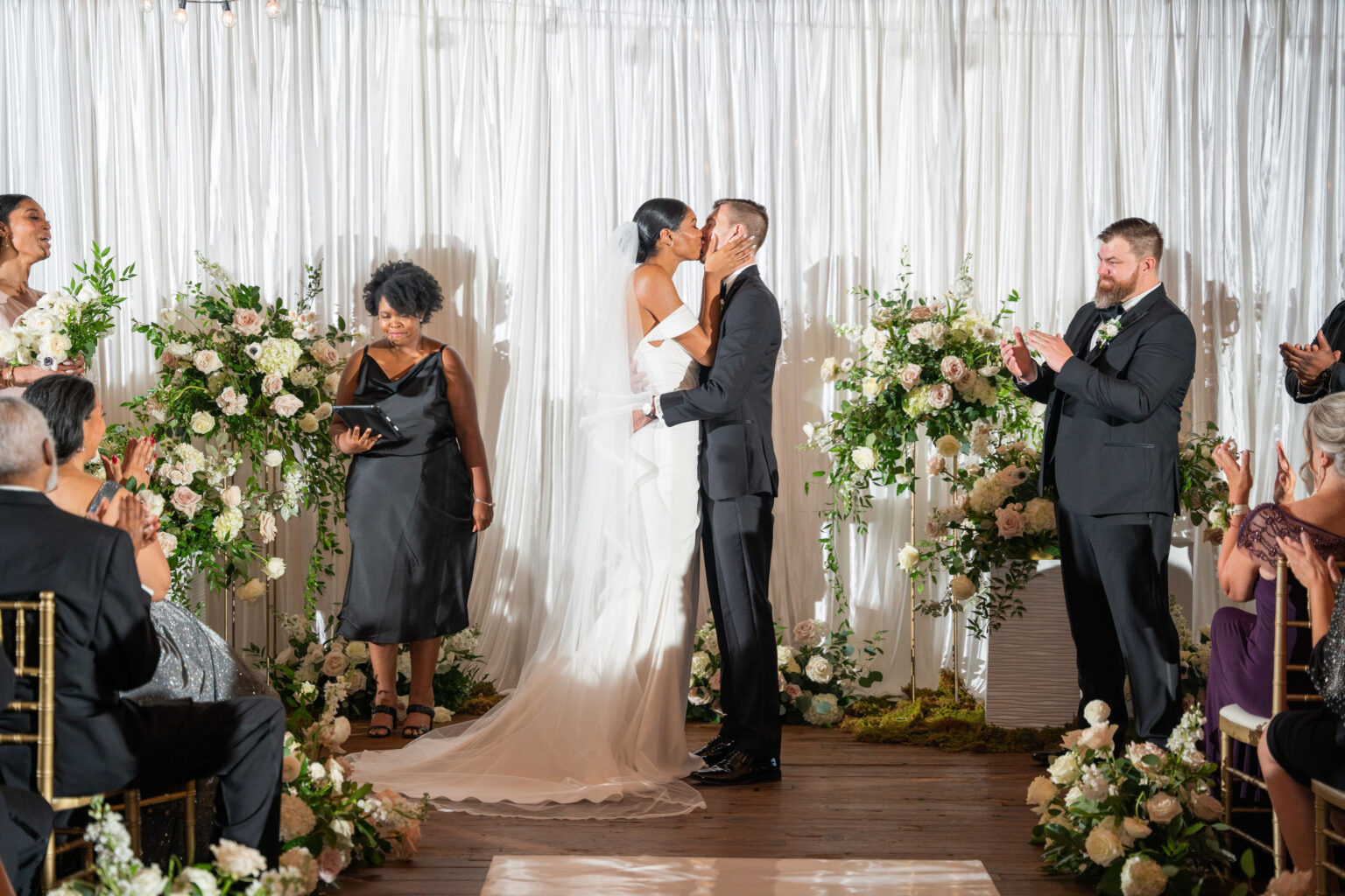 An Italian Countryside-Themed Wedding in Atlanta, GA - Black Bride